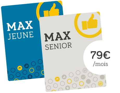 Carte Max Jeune et Max Senior à 79€ par mois