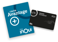 Clients Grand Voyageur et/ou détenteurs d'une carte Avantage TGV INOUI