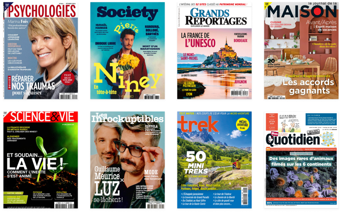 Profitez d’un large choix de presse avec des articles de tous genres ...