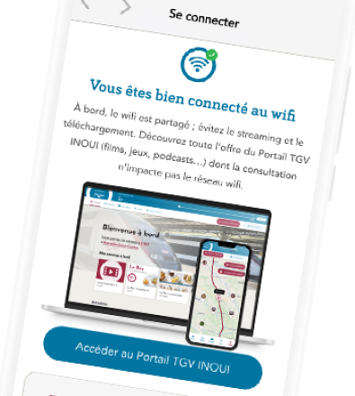 Connectez-vous au portail sur votre appareil préféré