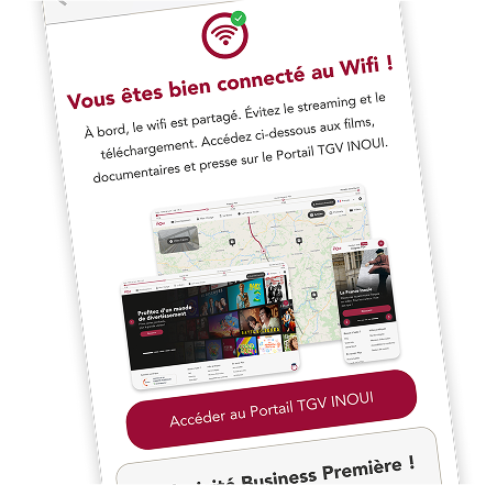 Connectez-vous au Portail TGV INOUI sur votre appareil préféré